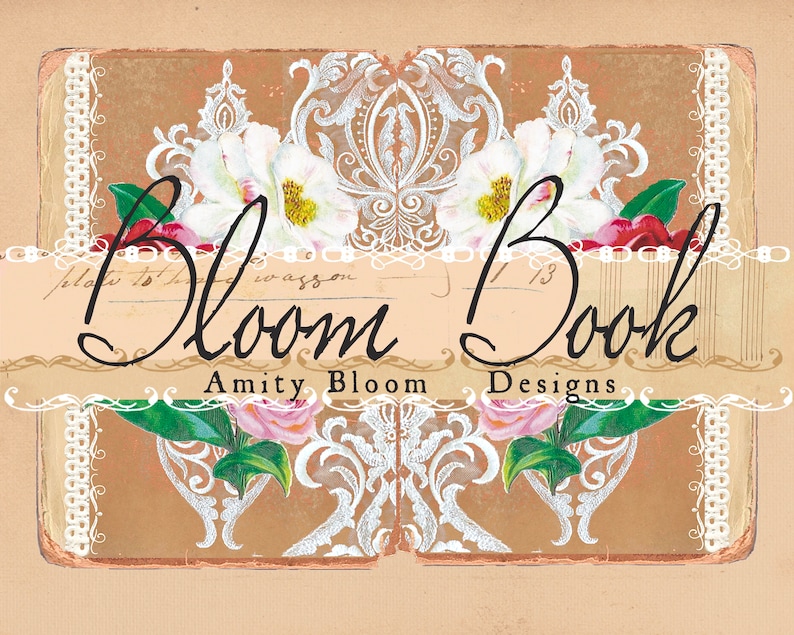 Bloom Book Journal Kit | Rose Layered Journal Cover - Etsy