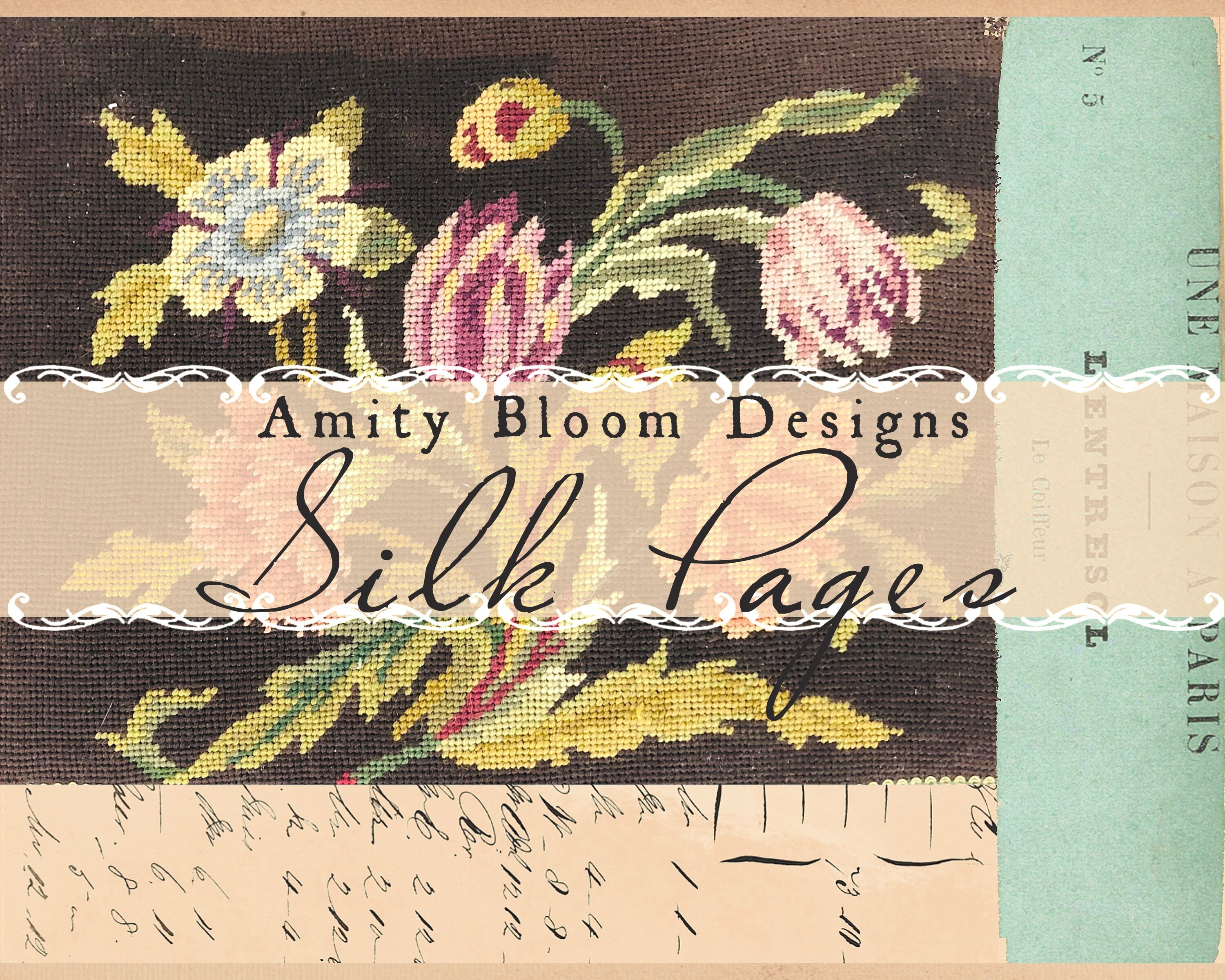 Silk Pages | Decorative Antique Papers | Vintage Paper Kit - Etsy