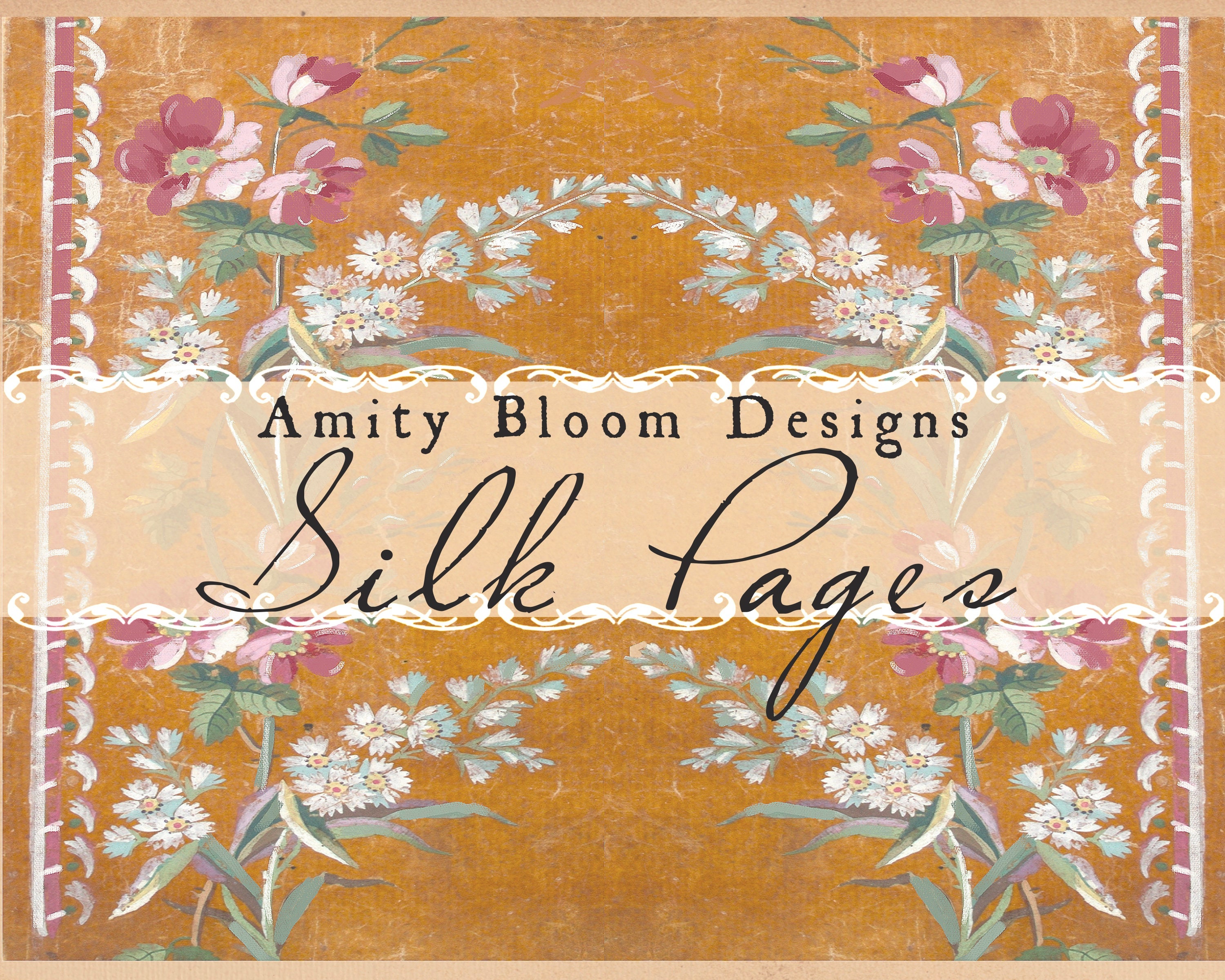 Silk Pages | Decorative Antique Papers | Vintage Paper Kit - Etsy