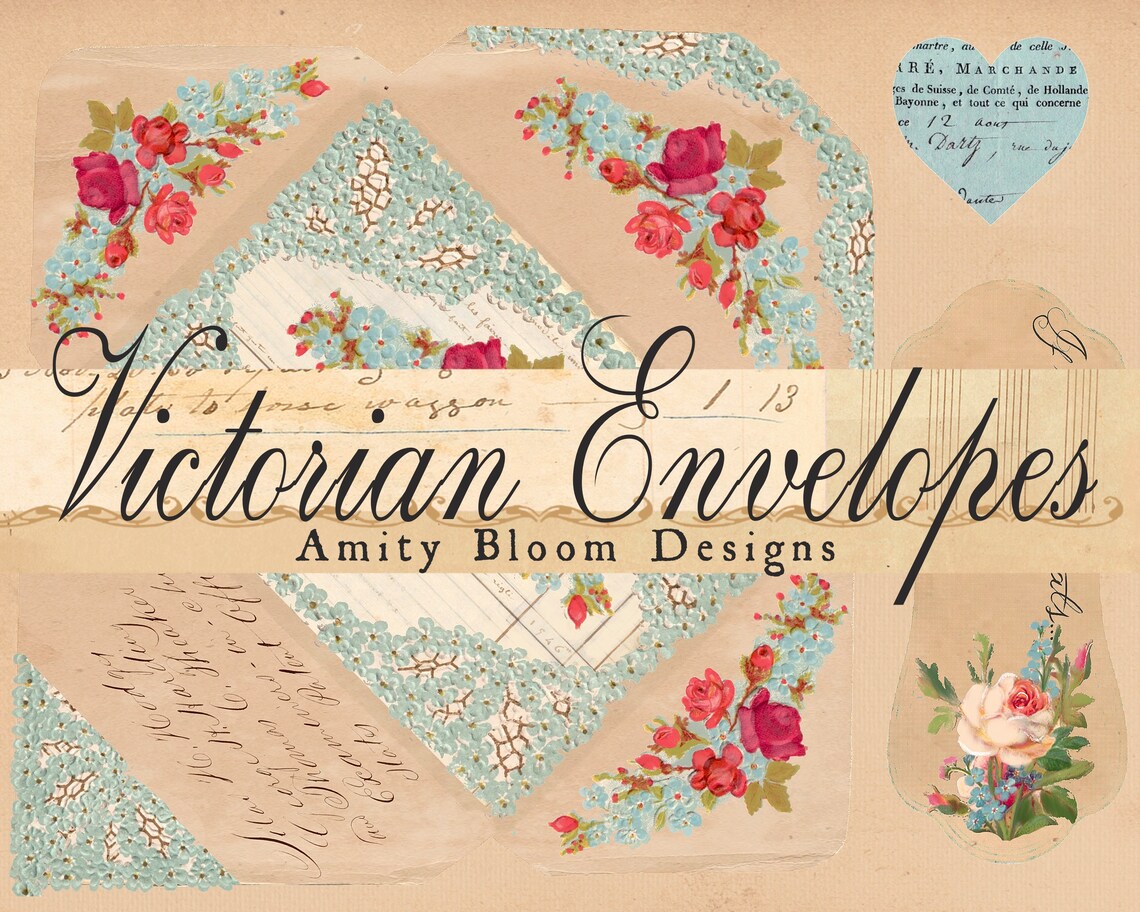 Victorian Envelopes of Love Creative Layered Heirloom Envelope Kit ...