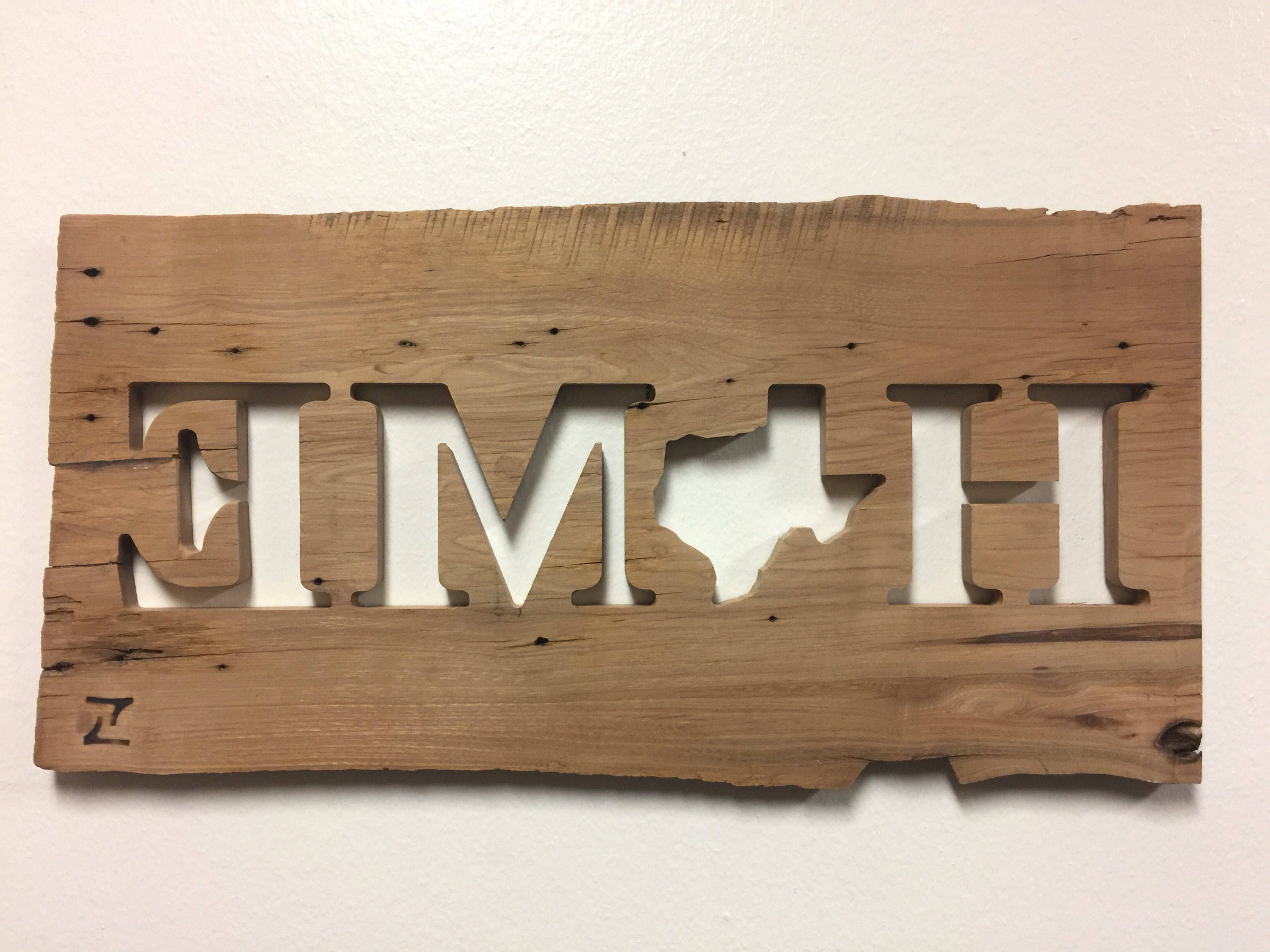 Rustic Texas Home Sign cut out lettering - Etsy.de