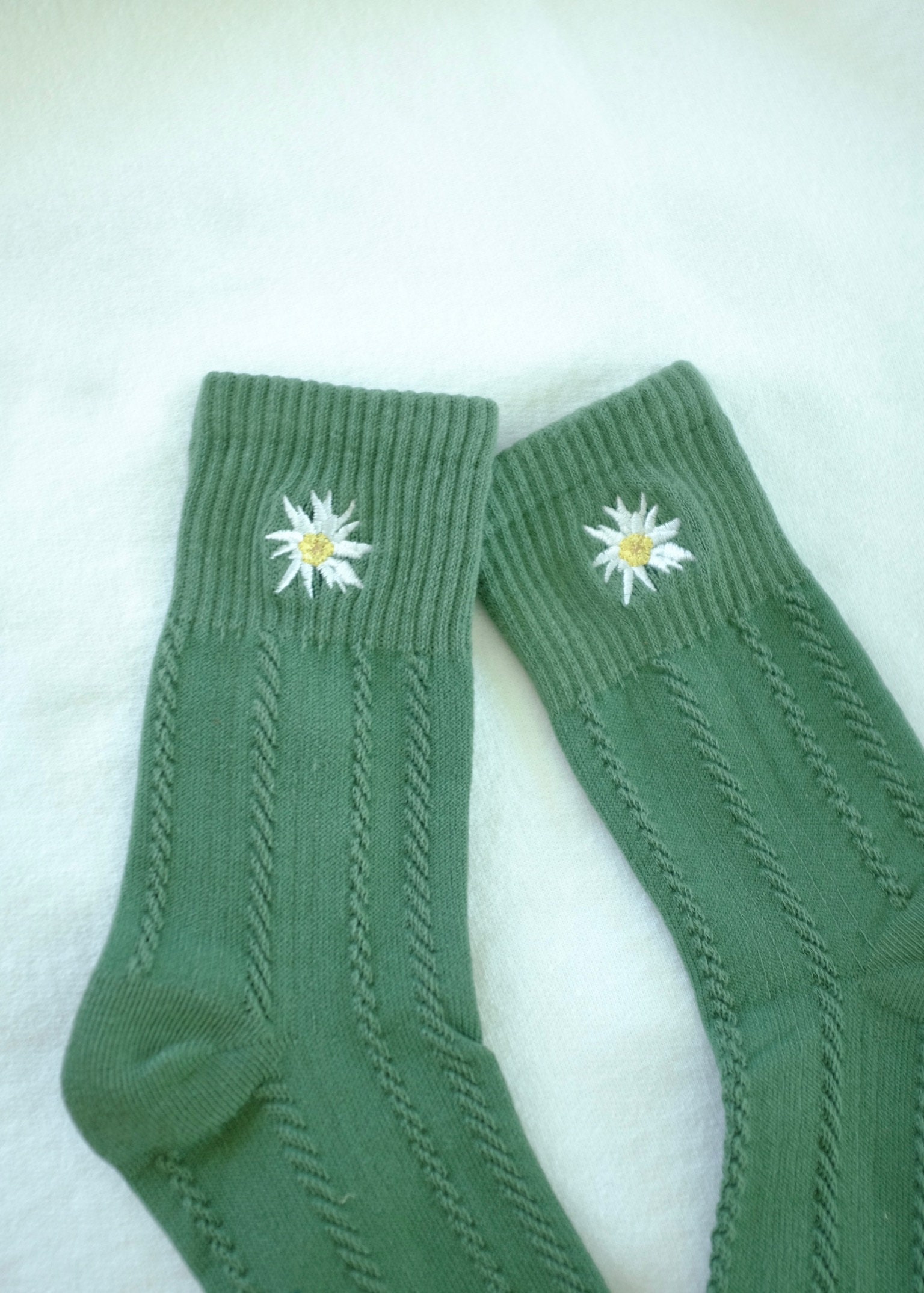 BEST SELLER! Edelweiss Floral German Scandinavian Socks, Cottage Trendy ...