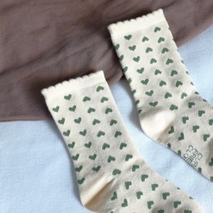 Best Seller Summer Spring Fall Winter Cotton Vintage Hearts Socks ...