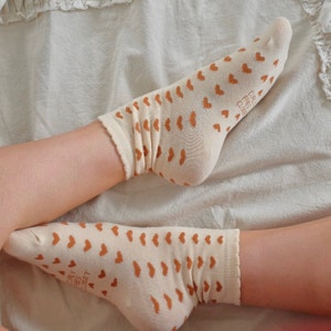 Best Seller Summer Spring Fall Winter Cotton Vintage Hearts Socks ...
