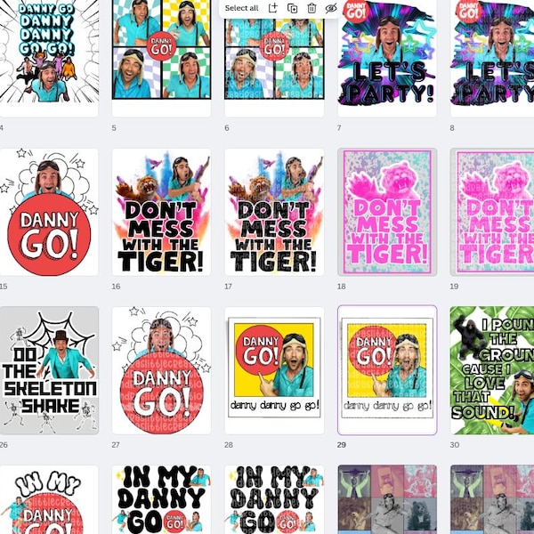 Danny Go Printables - Etsy
