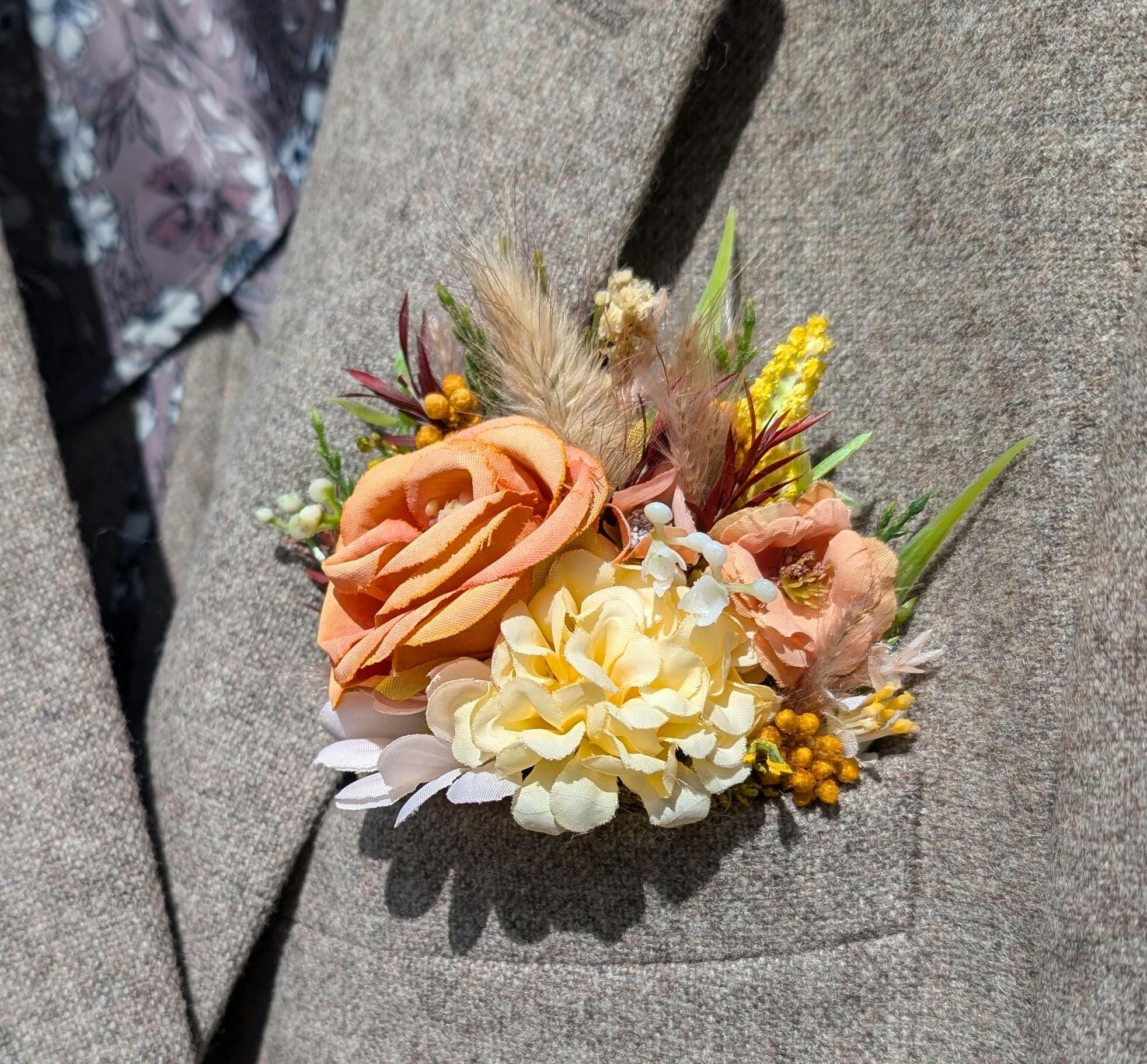 Autumn Pocket Buttonhole Boutonniere - Etsy