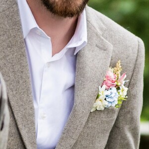 Wildflower Pocket Buttonhole Boutonniere - Etsy