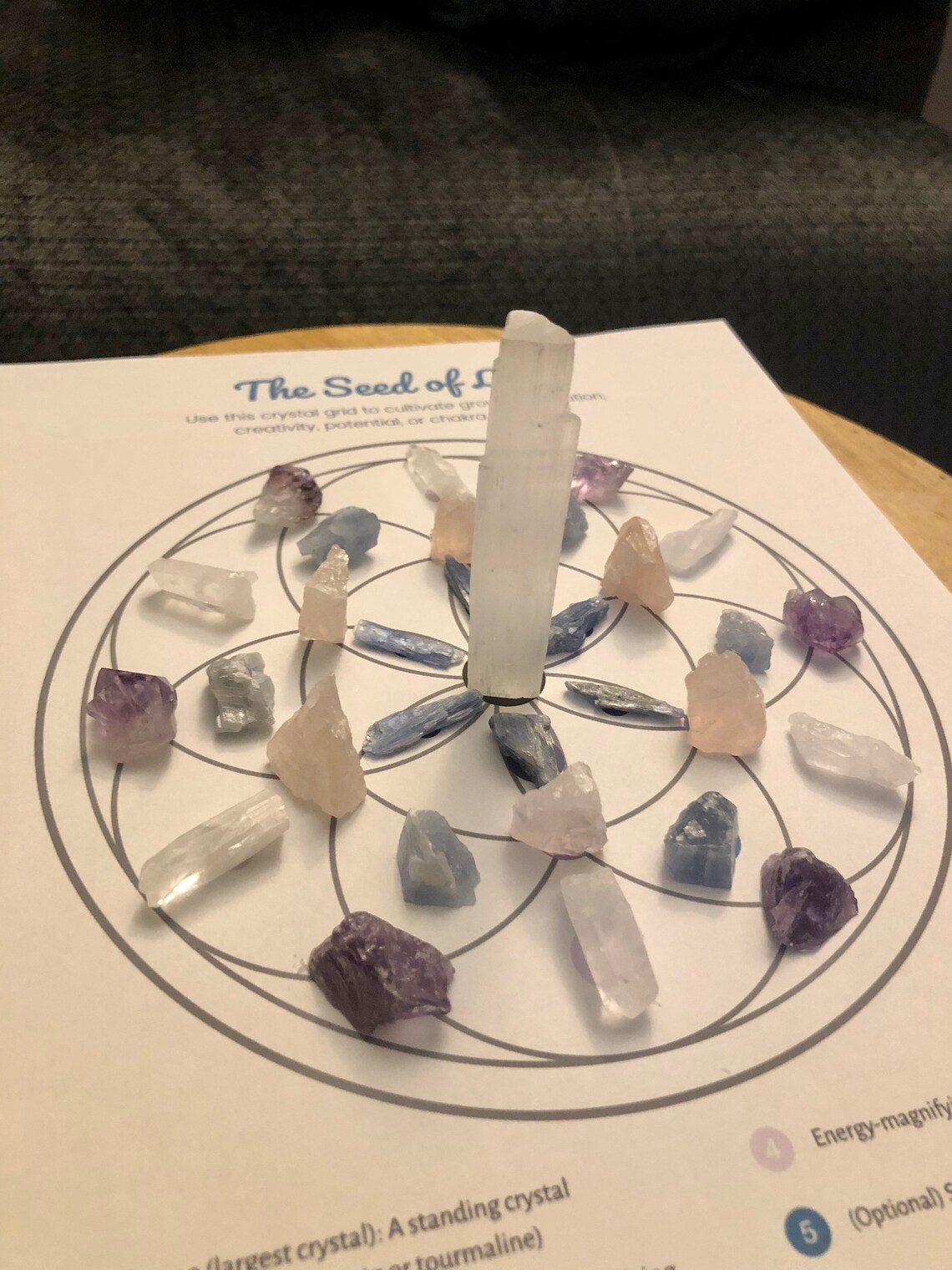 Crystal Grid Template Download - Seed of Life - PDF Digital File ONLY ...