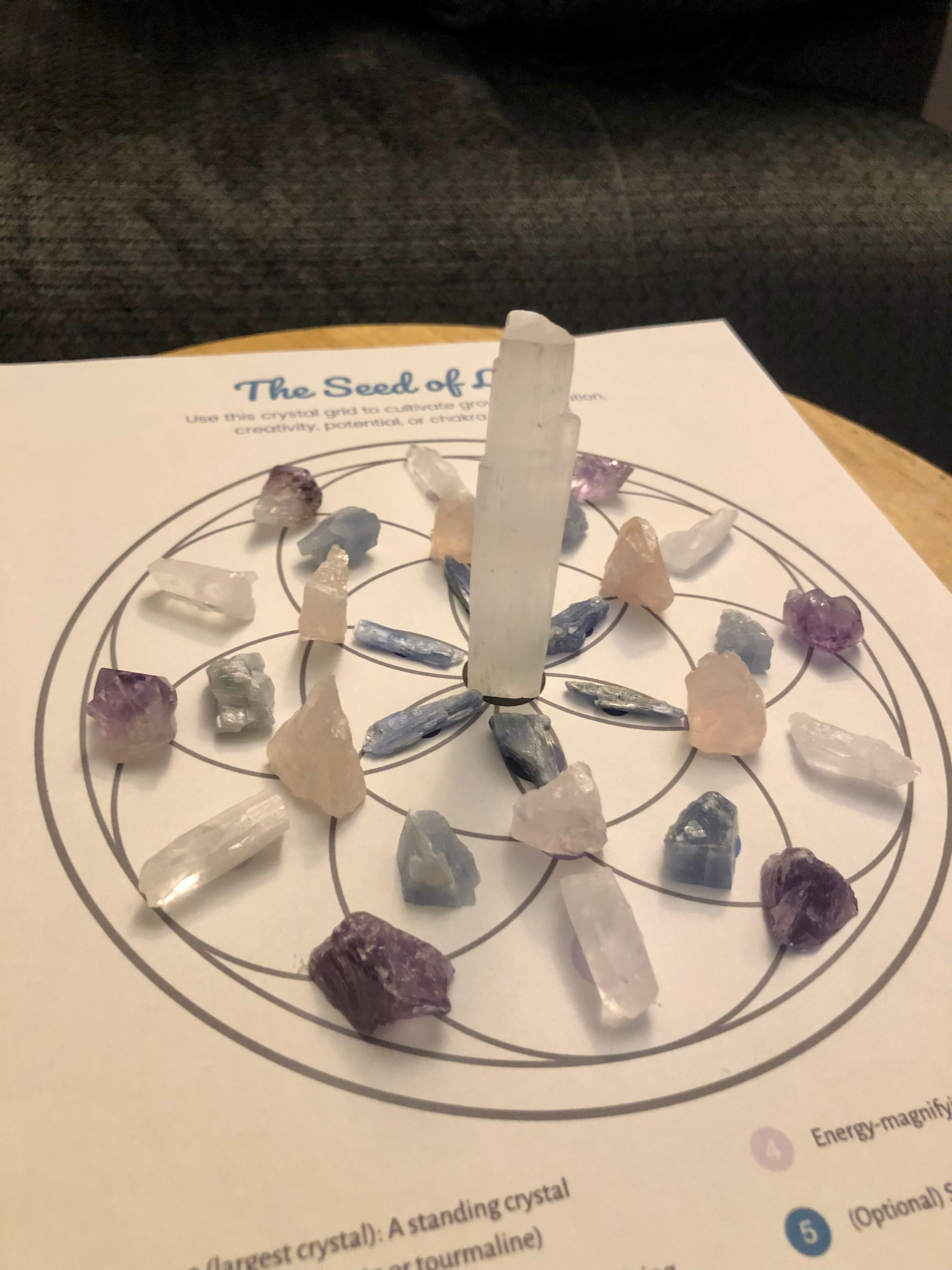 Crystal Grid Template Download - Seed of Life - PDF Digital File ONLY ...
