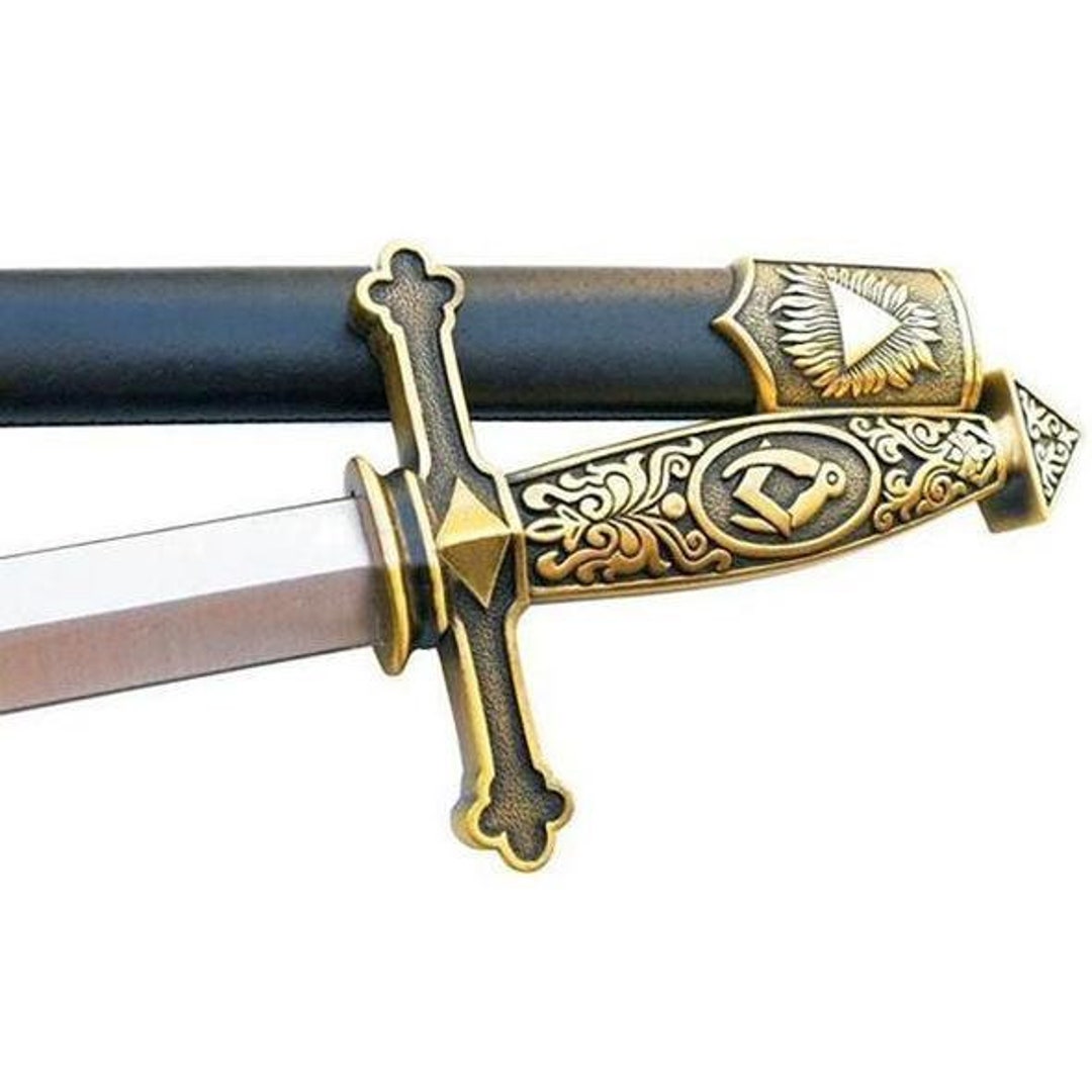 Square Compass Pyramid Masonic Sword Knife W/ Scabbard - Etsy