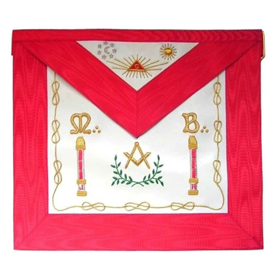 Masonic Scottish Rite Apron AASR Master Mason Columns - Etsy