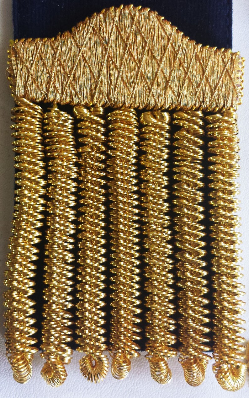 Blue Lodge NB Master Mason Apron Hand Golden Bullion Wire | Etsy