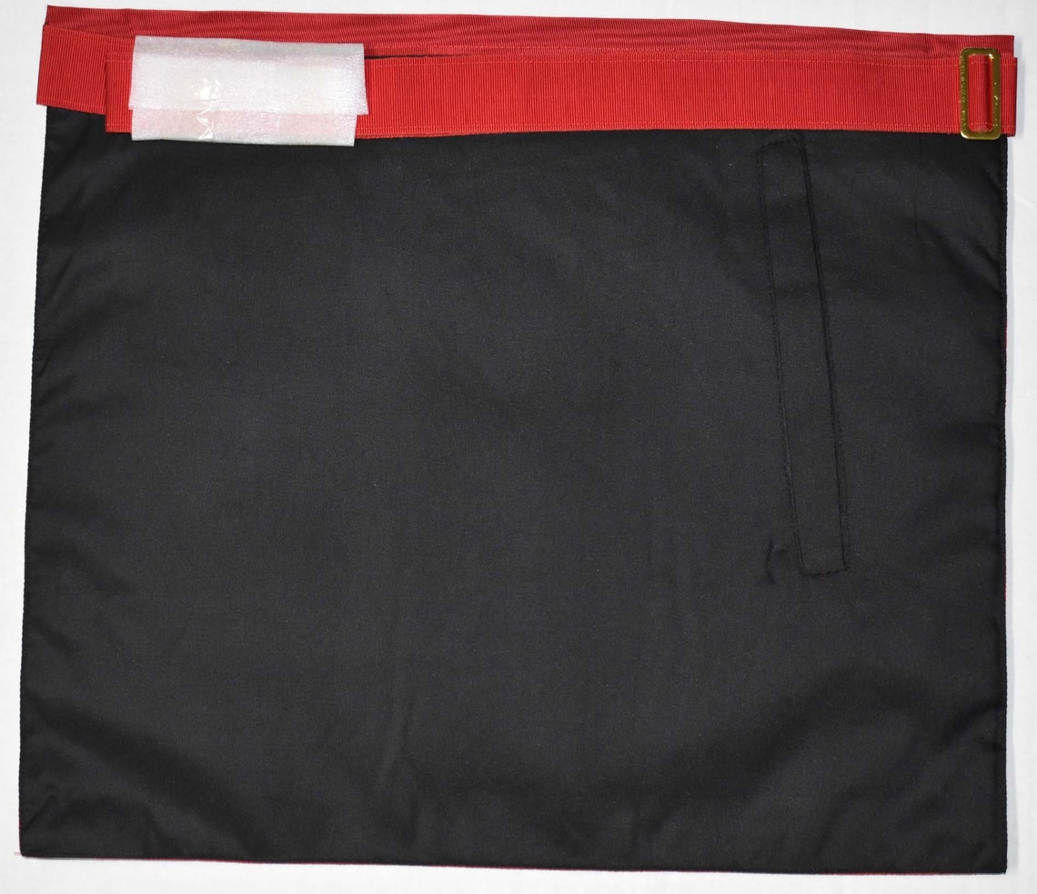 Masonic Master Masons Red Apron | Etsy