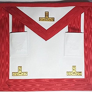 Masonic Regalia Centennial /canadian Red MM/PM Worshipful - Etsy