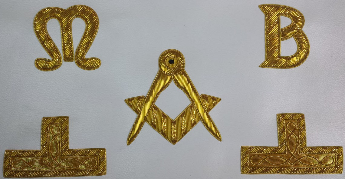 Masonic Regalia Hand Embroided Bullion & Wire Made Master | Etsy