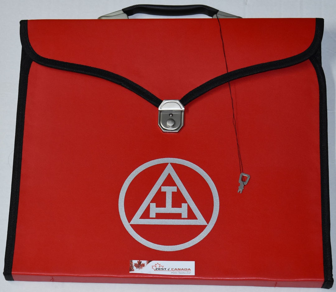 Masonic Red Royal Arch Apron Printed Logo Case - Etsy