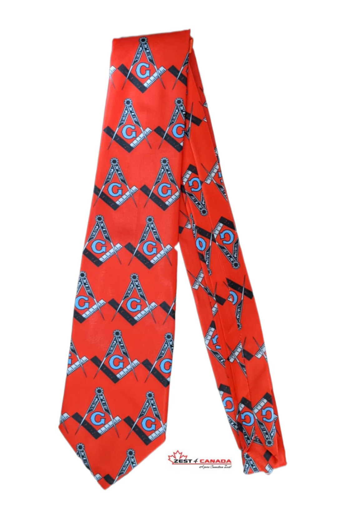 Masonic Freemason Red Craft Multi G Square Compass Necktie - Etsy