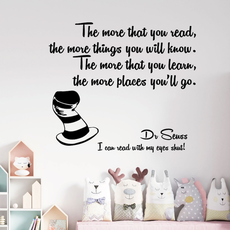 Dr Seuss Wall Decal - Etsy