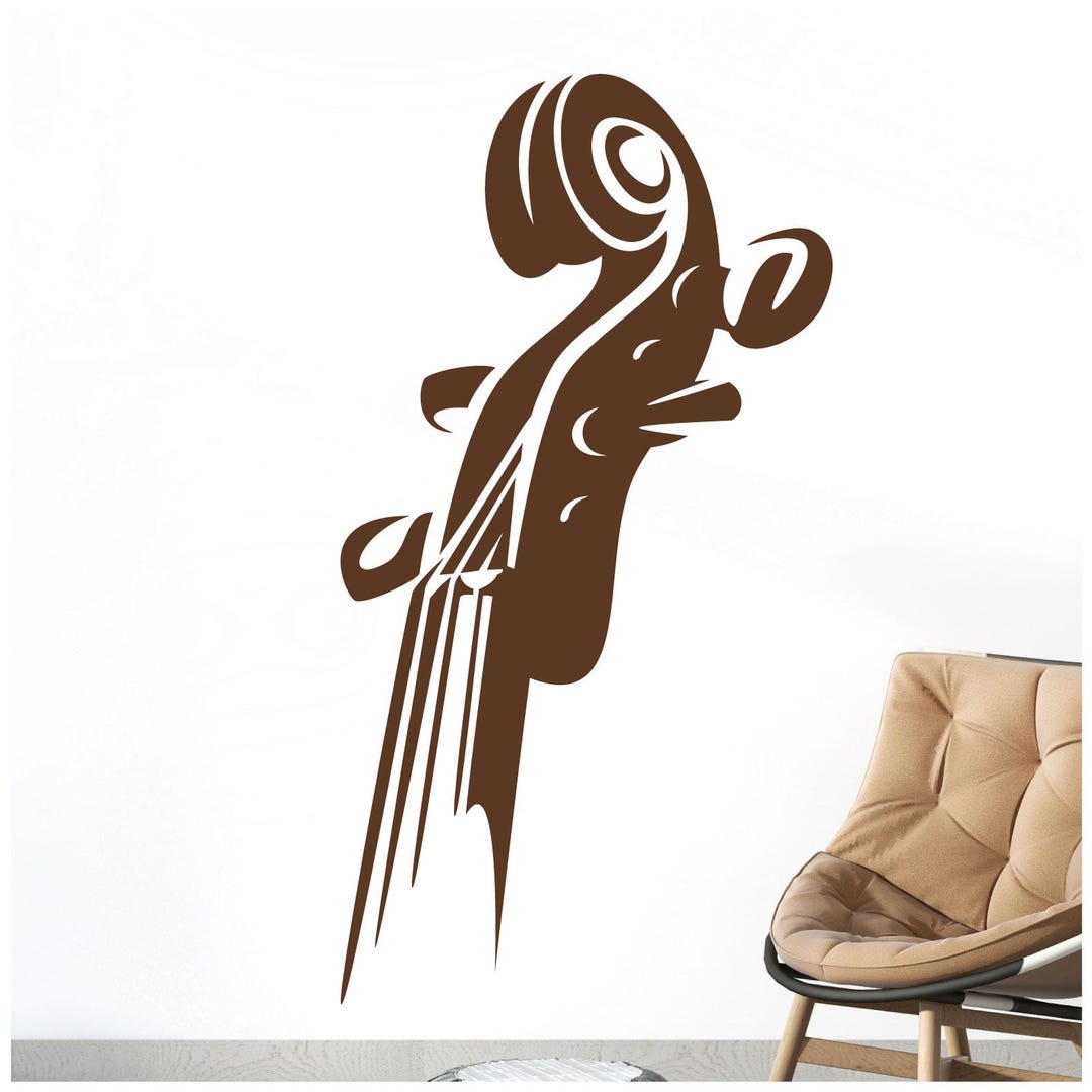 WD101347 | Violin Head Musical Instrument Classical Music - Wall Art ...