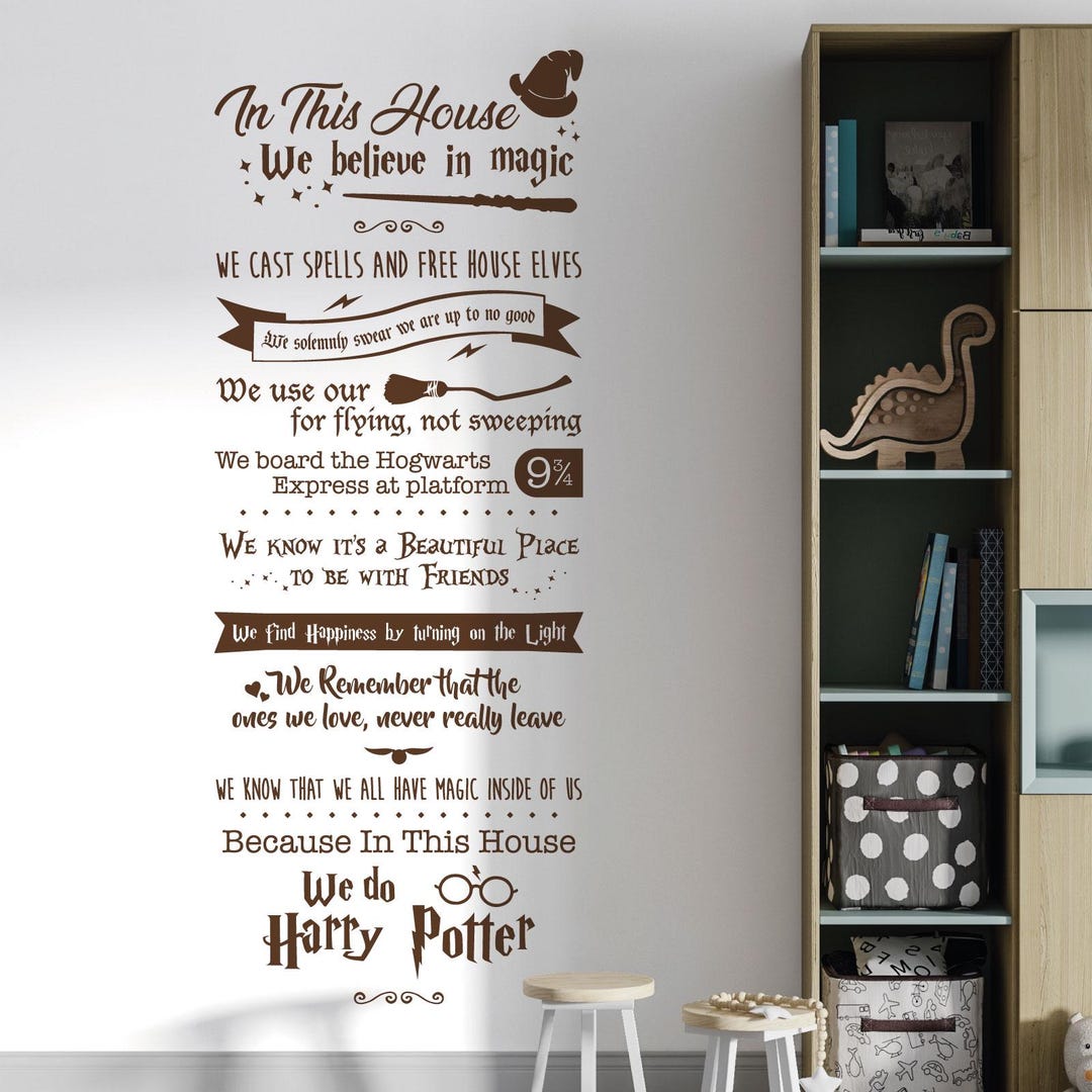 WD101602 | in This House We Believe in Magic... - Wizard Harry Potter ...