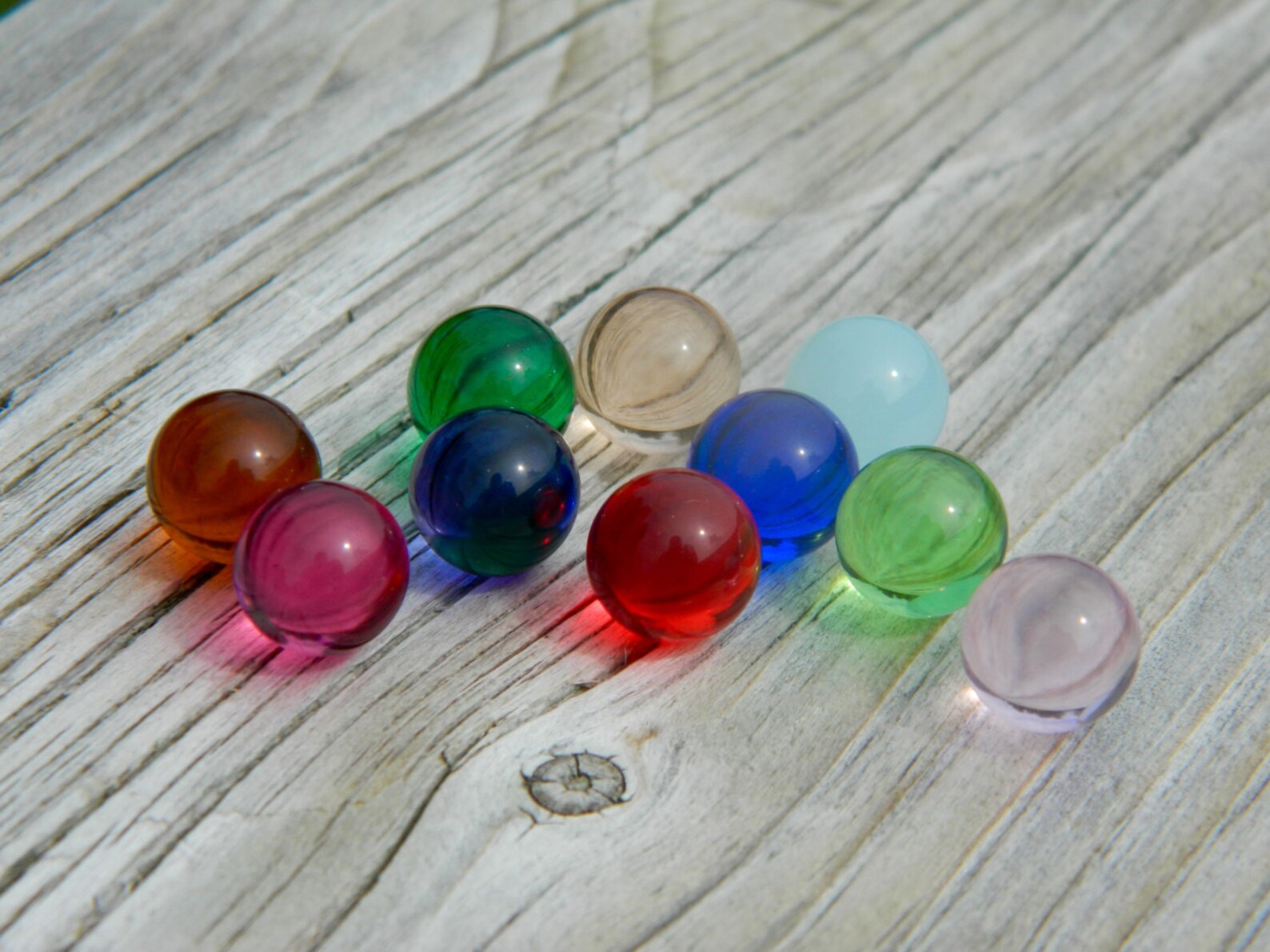 10 10mm Glass Marbles / Stones for Interchangeable Jewelry - Etsy