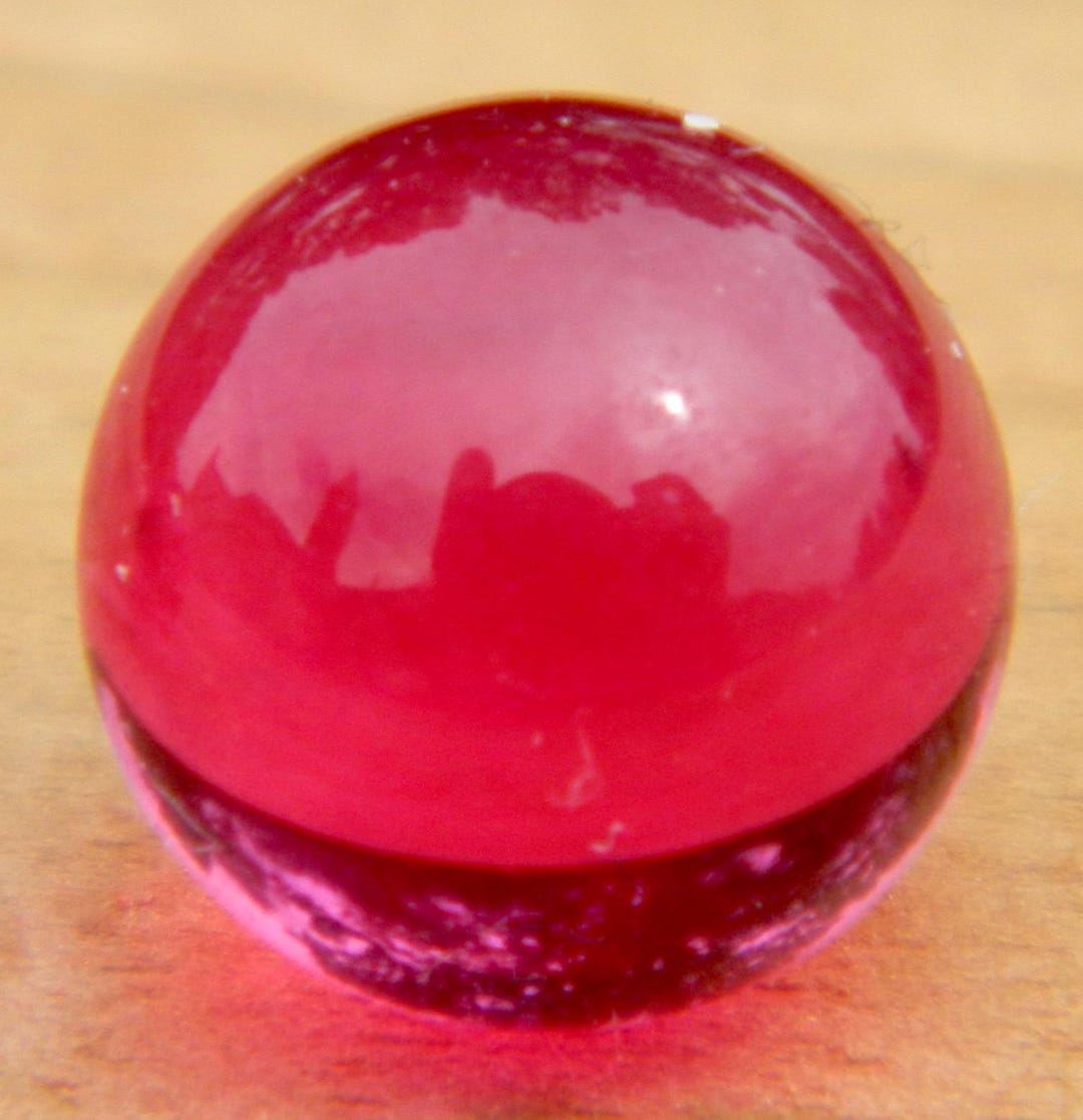 8mm 10mm 12mm 14mm 16mm Clear Royal Fuchsia Glass Stones / Marbles for ...