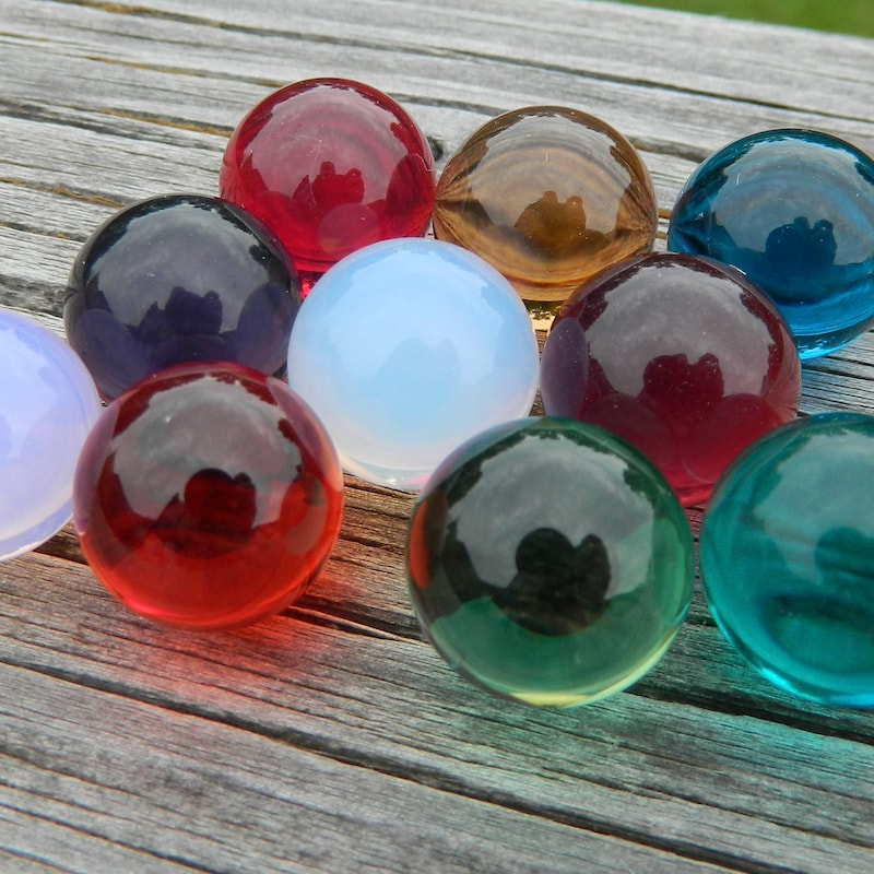 Glass Marbles - Etsy
