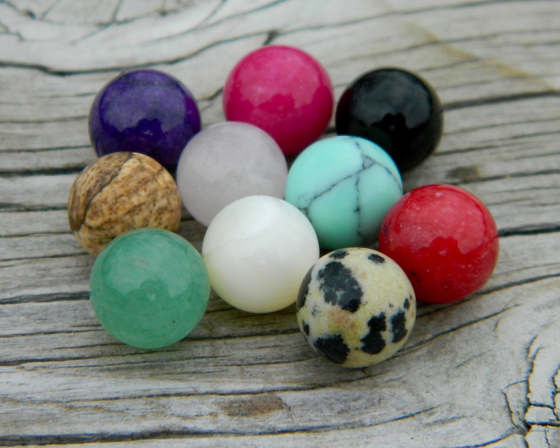 Interchangeable Ring With 10 8mm Semi Precious Stones - Etsy