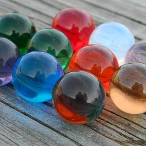 10 - 14mm Clear Glass Marbles for Interchangeable Jewelry - Etsy