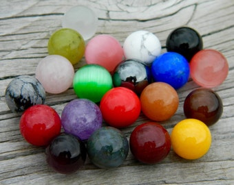 Healing Stone Set 5 10mm Semi Precious Stones Marbles for | Etsy
