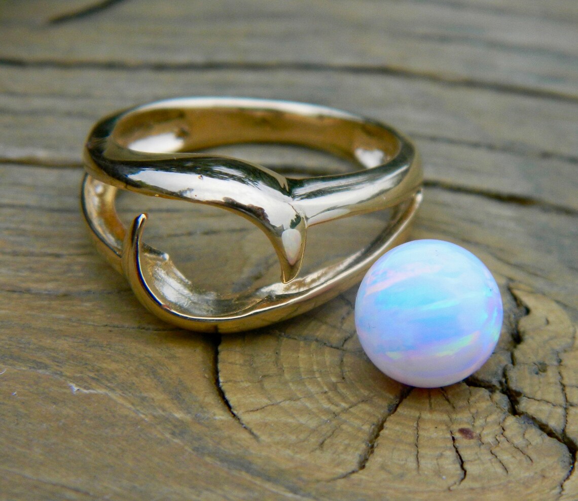 18k Gold Plated Interchangeable Ring over .925 Sterling - Etsy
