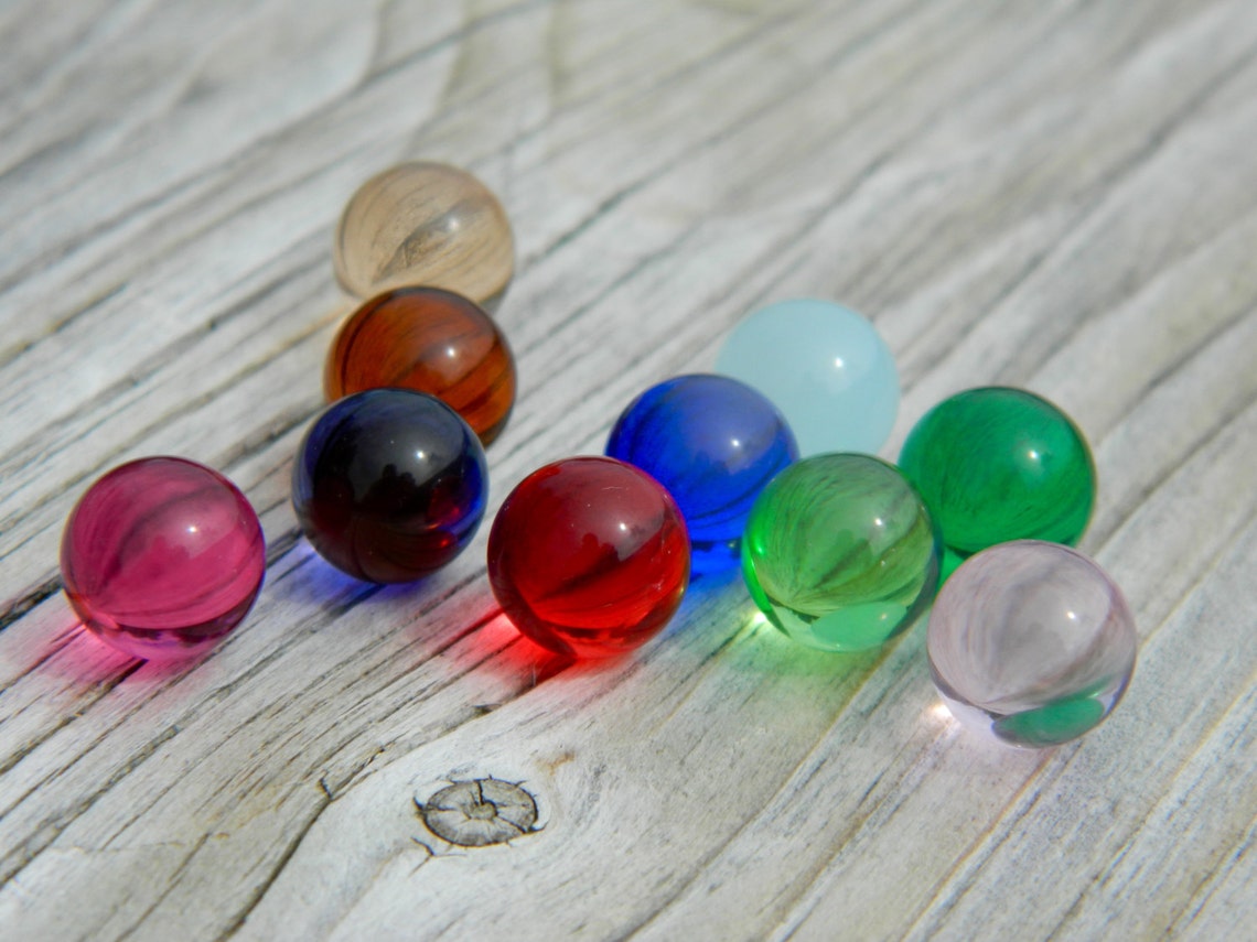 10 - 10mm Glass Marbles / Stones for Interchangeable Jewelry - Etsy