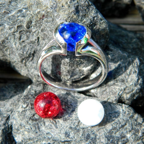 Interchangeable Ring With 10 8mm Semi Precious Stones - Etsy