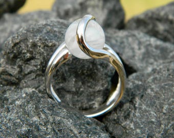 Glow in the Dark Interchangeable Marble Ring With 10mm | Etsy