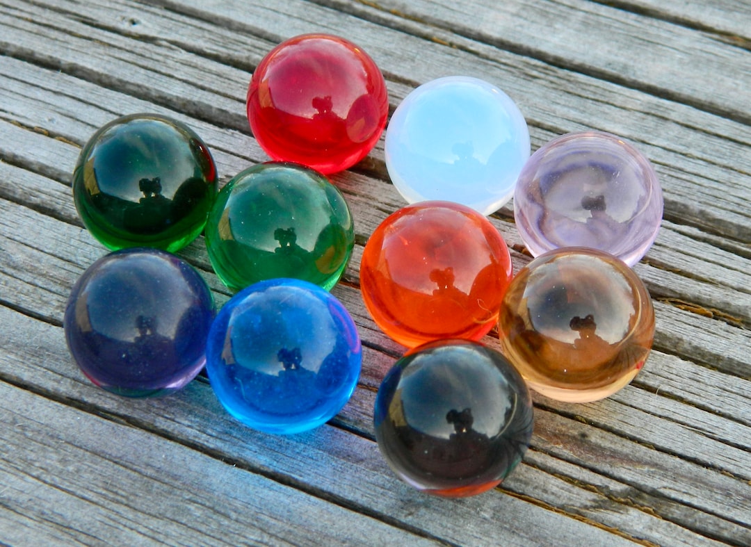 10 - 14mm Clear Glass Marbles for Interchangeable Jewelry - Etsy