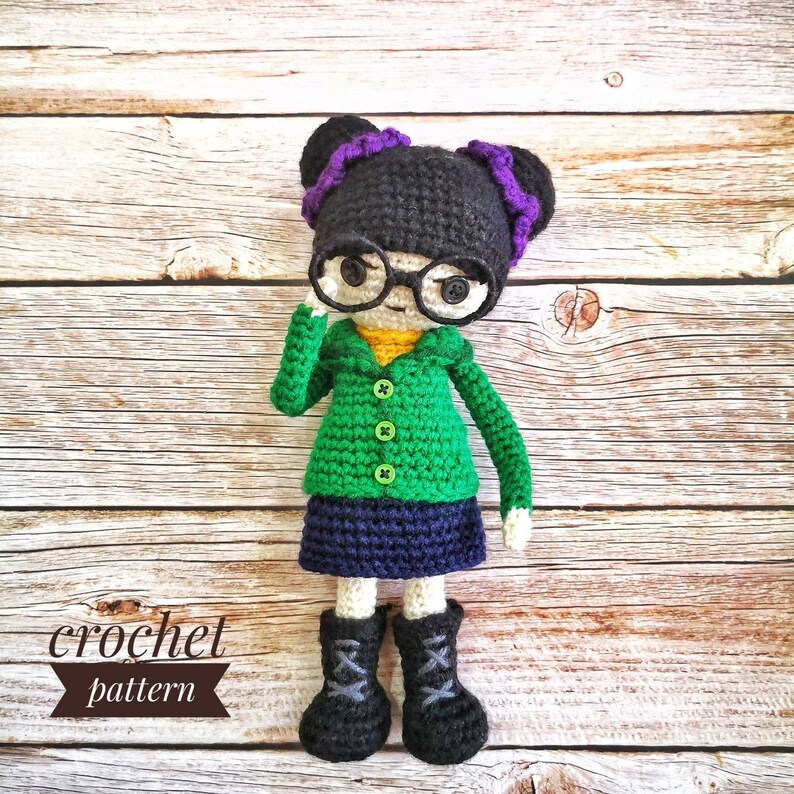 SALE 5 CROCHET PATTERNS Rebellious Grunge Girl Punk Rock Emo - Etsy Ireland