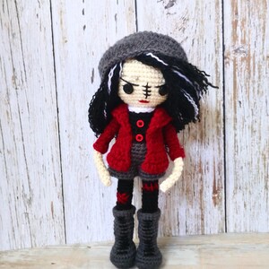 CROCHET PATTERN Rebellious Grunge Girl, Emo Doll Amigurumi Pattern ...