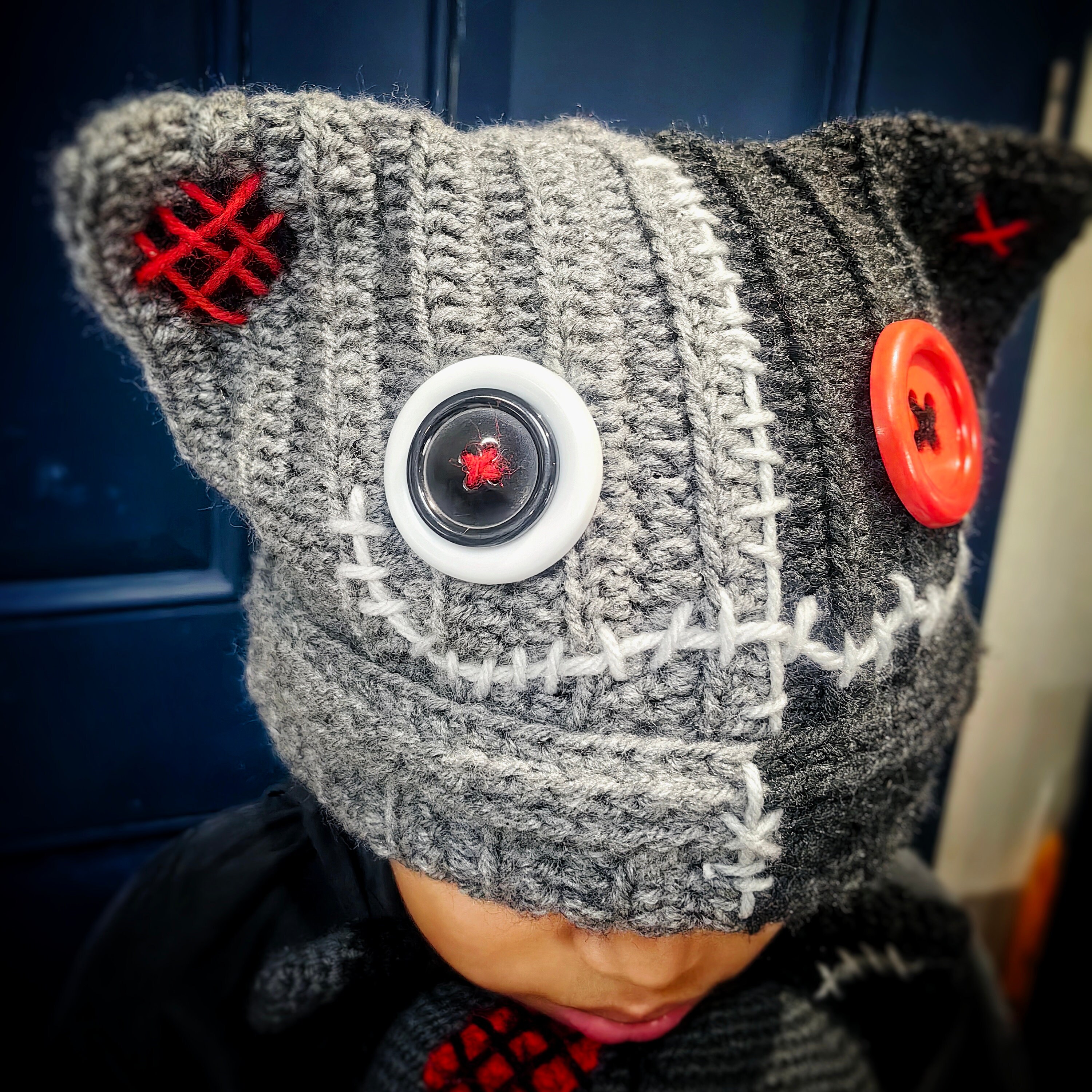 Cat Beanie, Crochet Cat Beanie, Crochet Pussy Cat Hat, Cat Ears Hat ...
