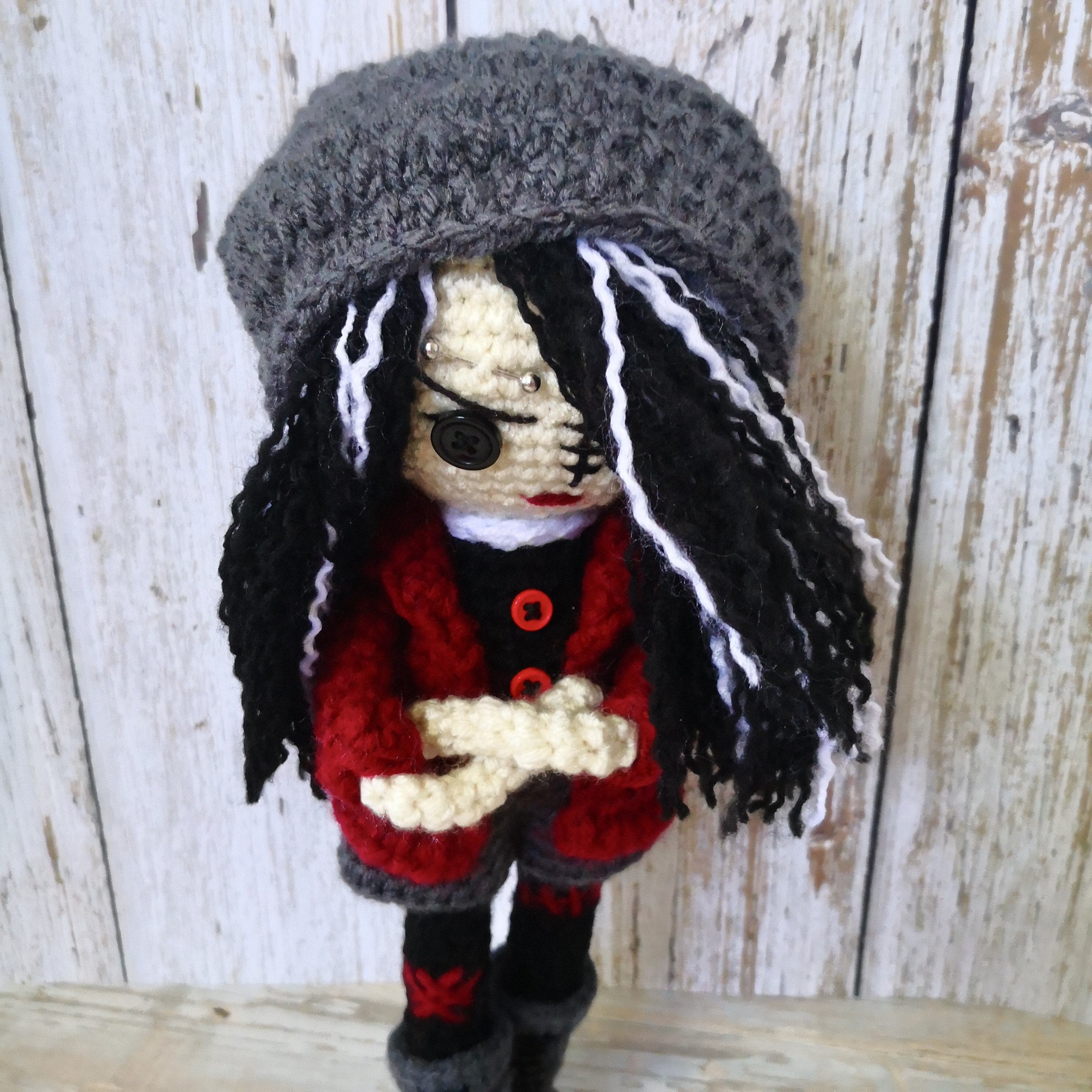 CROCHET PATTERN Rebellious Grunge Girl, Emo Doll Amigurumi Pattern ...