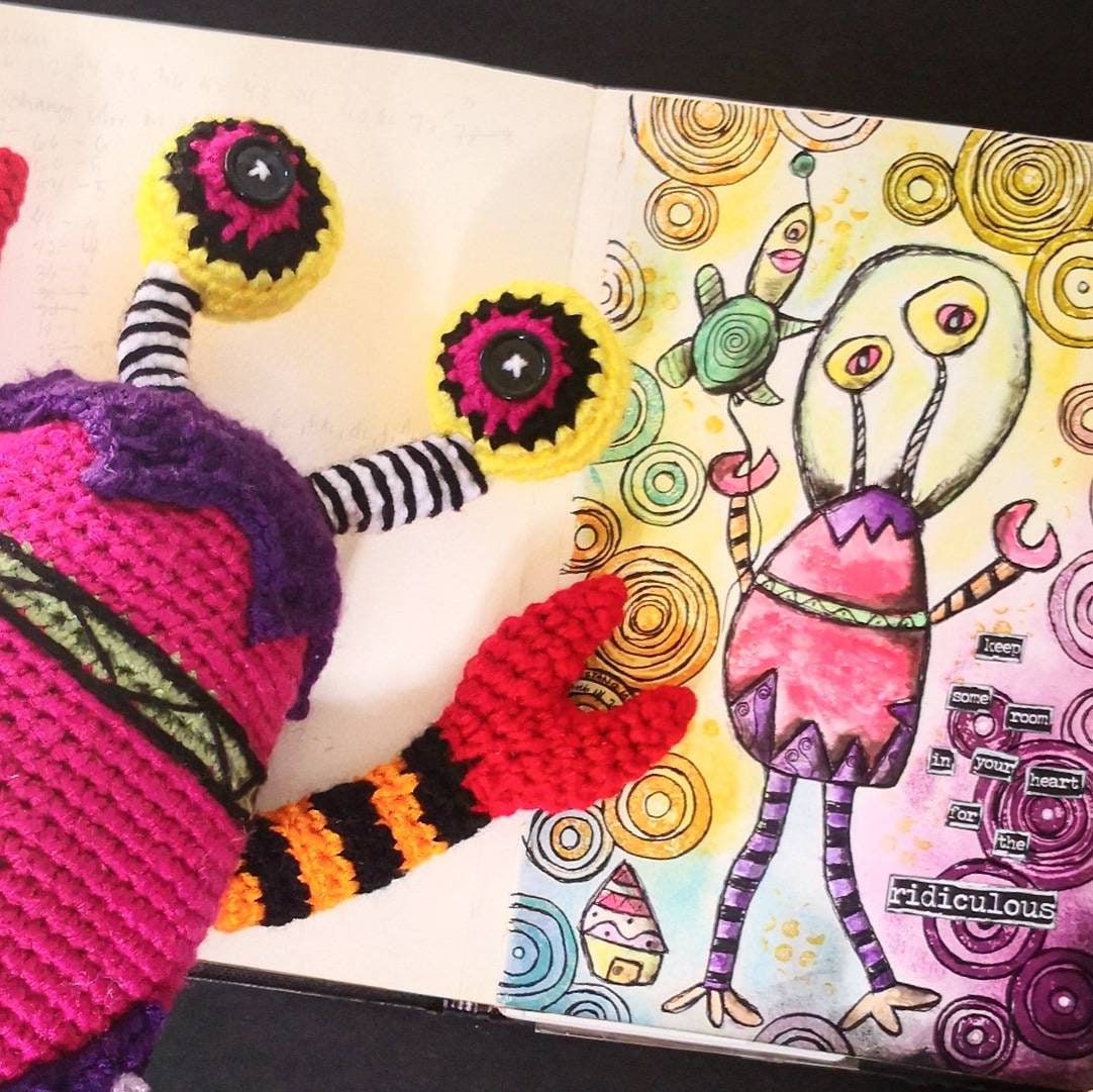 SALE 2 Crochet Patterns Space Alien Crab Large Cat Amigurumi | Etsy