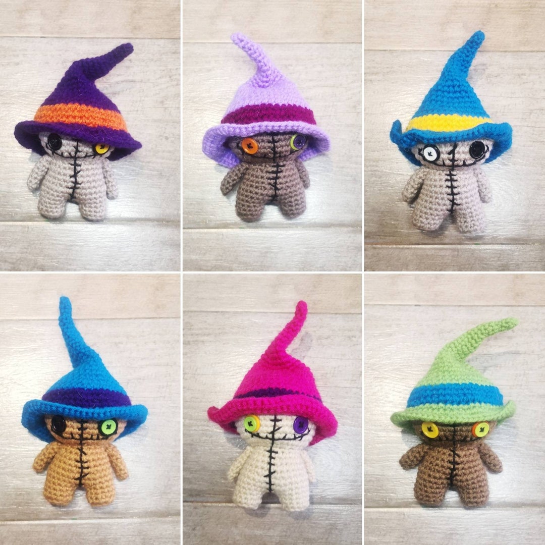Small Voodoo Doll, Amigurumi Voodoo, Cute Zombie Toy, Zombie Gifts ...