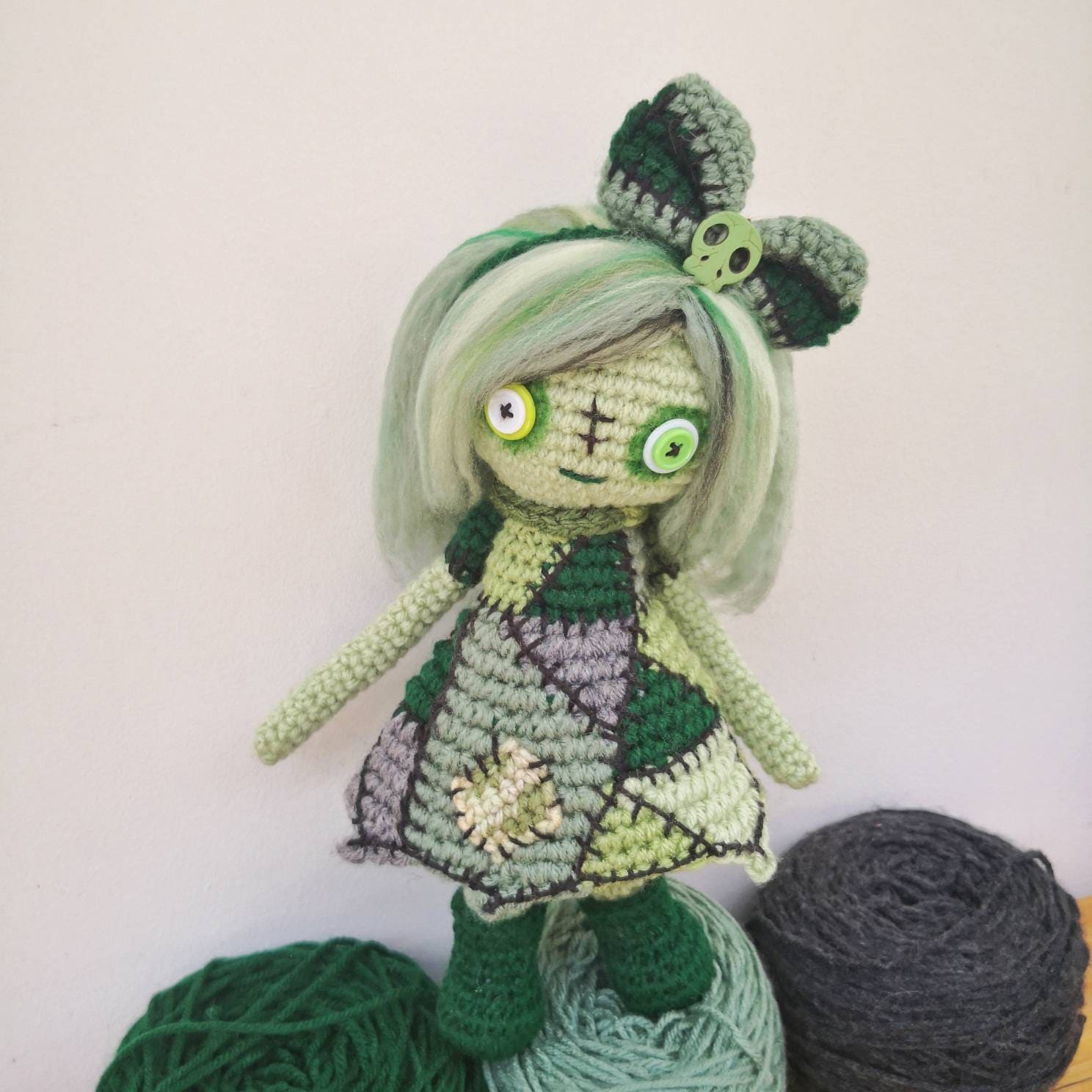 AMIGURUMI PATTERN Patchwork Dolls Crochet Pattern Doll | Etsy