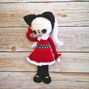 SALE 5 CROCHET PATTERNS Rebellious Grunge Girl, Punk Rock Emo Doll ...
