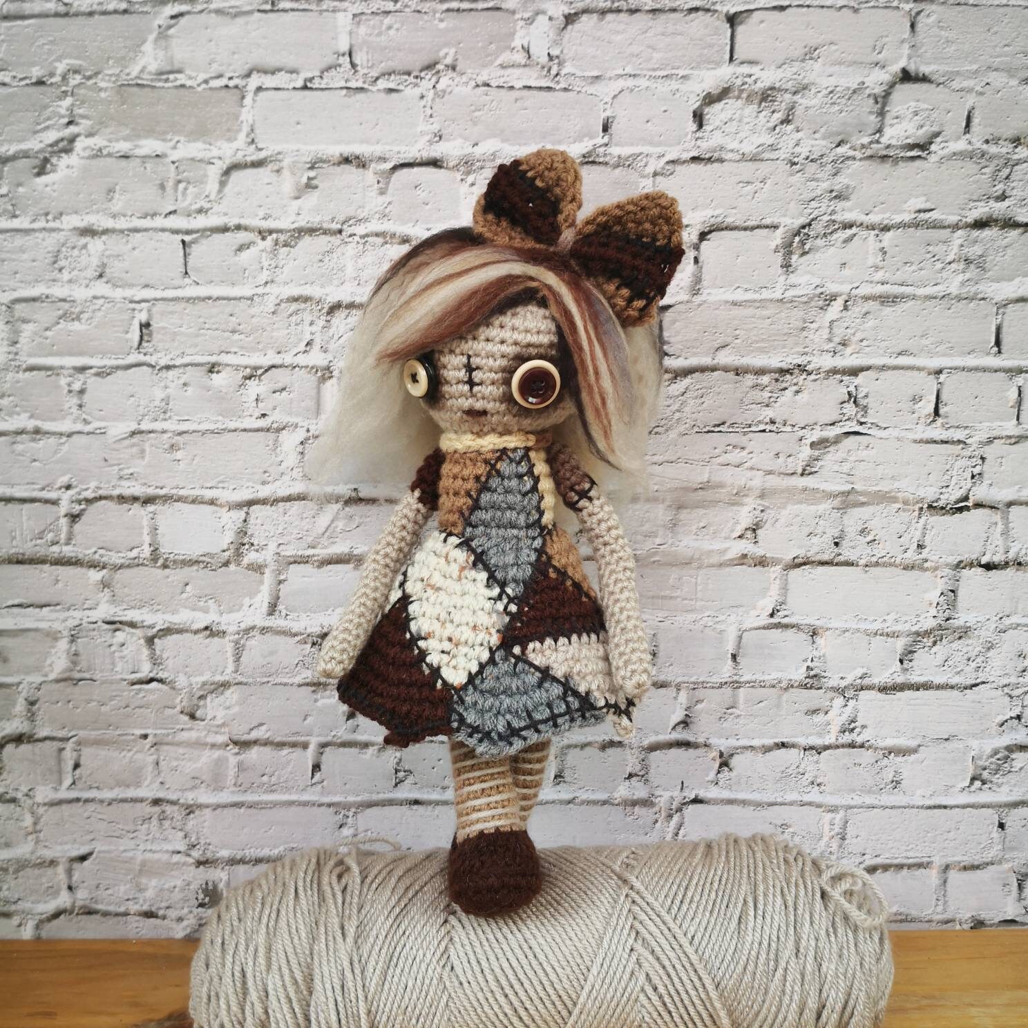 AMIGURUMI PATTERN Patchwork Dolls Crochet Pattern Doll | Etsy