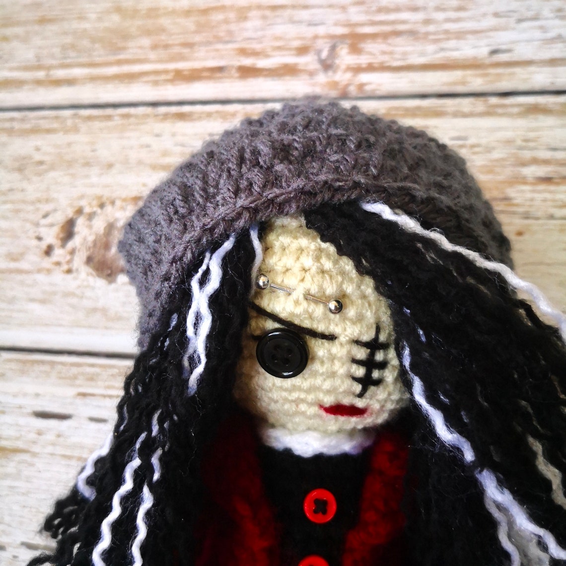 CROCHET PATTERN Rebellious Grunge Girl Emo Doll Amigurumi | Etsy