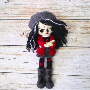 CROCHET PATTERN Rebellious Grunge Girl, Emo Doll Amigurumi Pattern ...