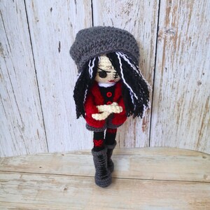 CROCHET PATTERN Rebellious Grunge Girl, Emo Doll Amigurumi Pattern ...