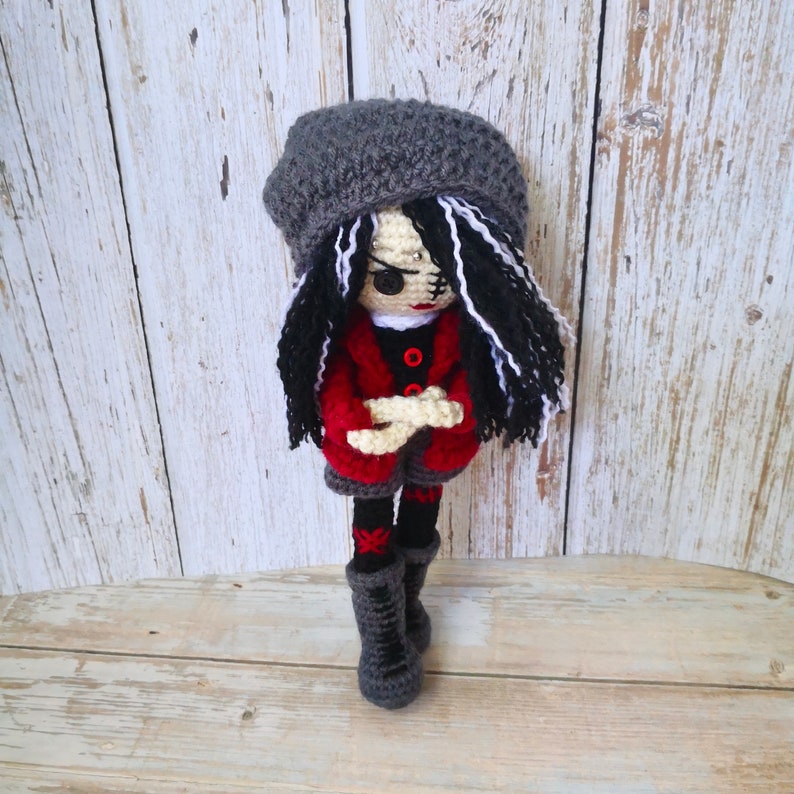 CROCHET PATTERN Rebellious Grunge Girl Emo Doll Amigurumi - Etsy