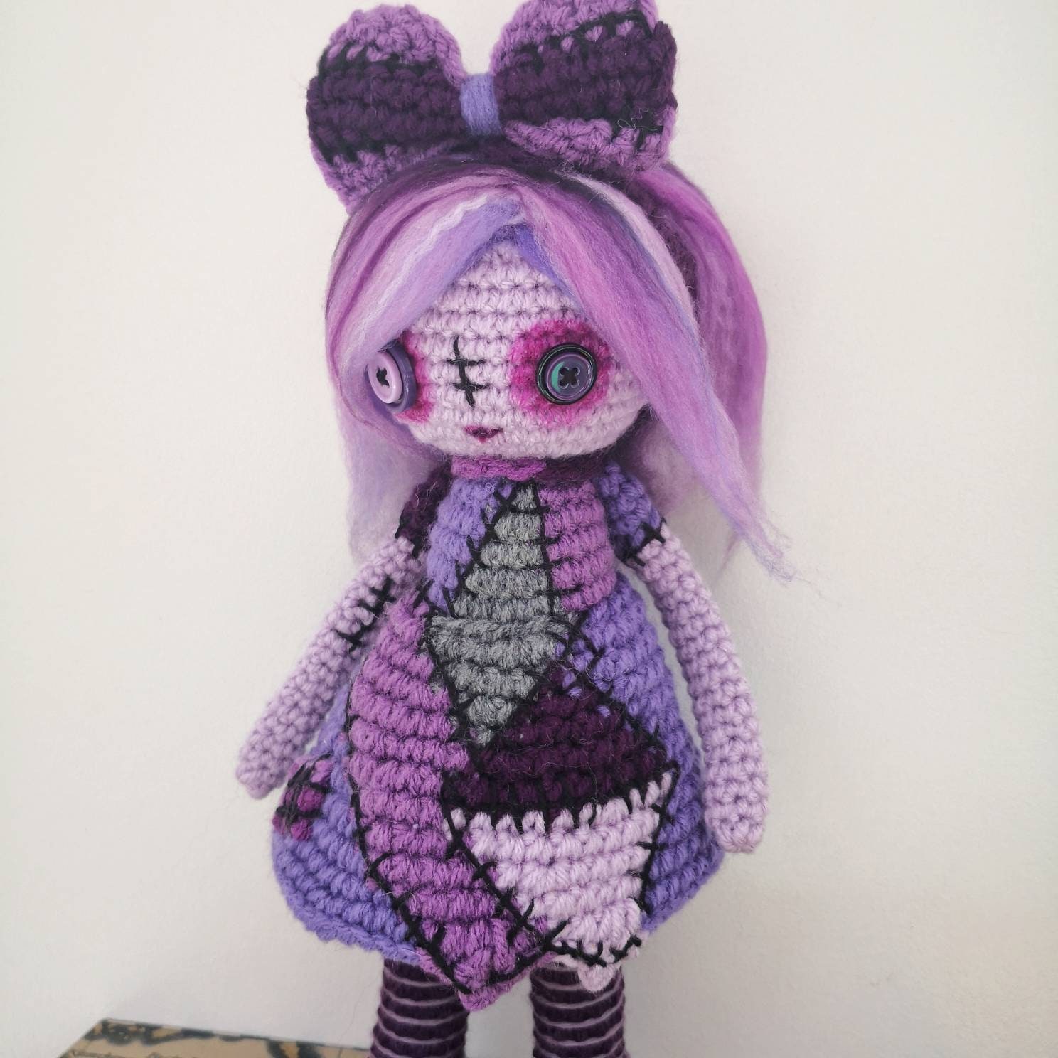 AMIGURUMI PATTERN Patchwork Dolls Crochet Pattern Doll | Etsy