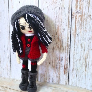 SALE 4 CROCHET PATTERNS Rebellious Grunge Girl, Punk Rock Emo Doll ...